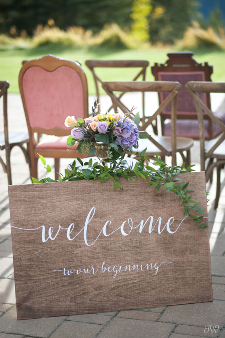 Silvertip wedding in fall - Tara Whittaker Photography